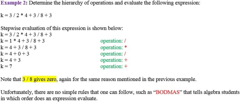 Hierarchy Of Operators In C C Programing Engineerstutor
